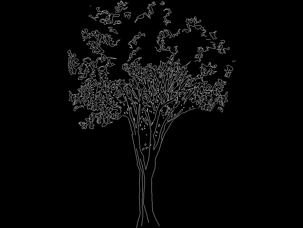 Tree 2d elevation in AutoCAD | CAD download (79.4 KB) | Bibliocad
