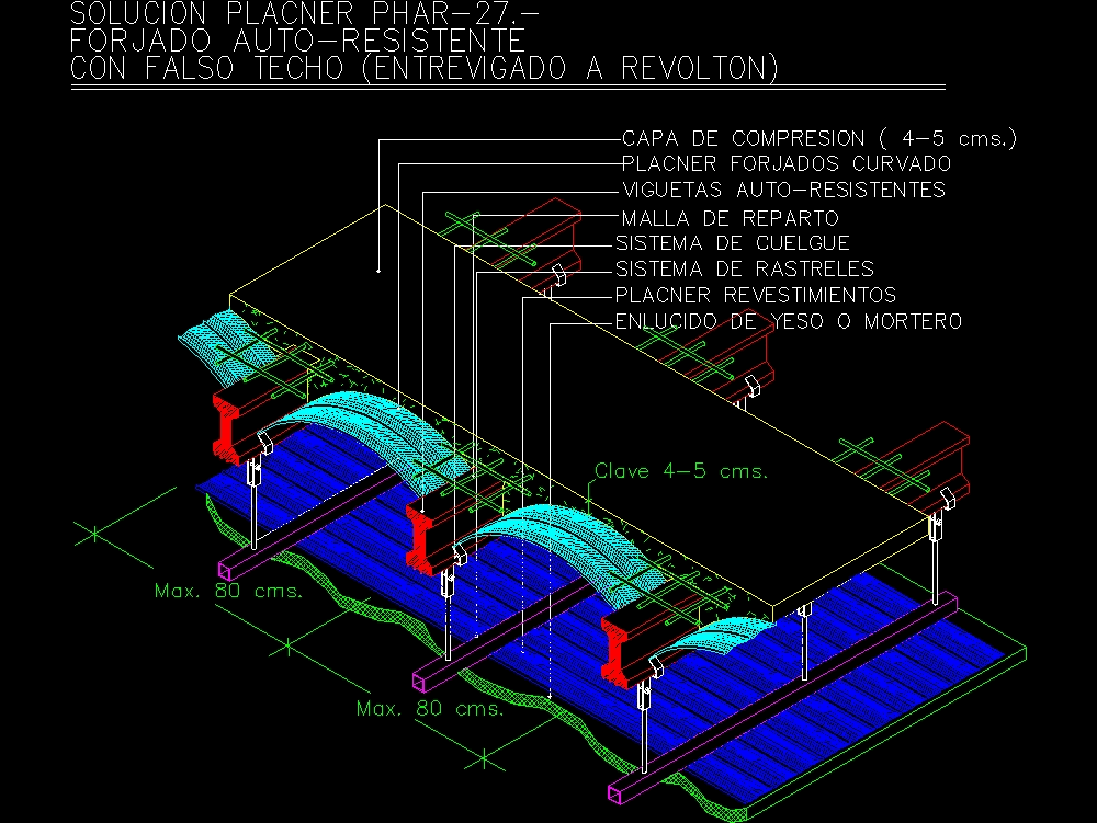 Forjados de planta en AutoCAD | Descargar CAD (346.08 KB) | Bibliocad