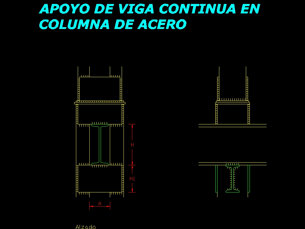 Vigas en AutoCAD | Descargar CAD (13.37 KB) | Bibliocad