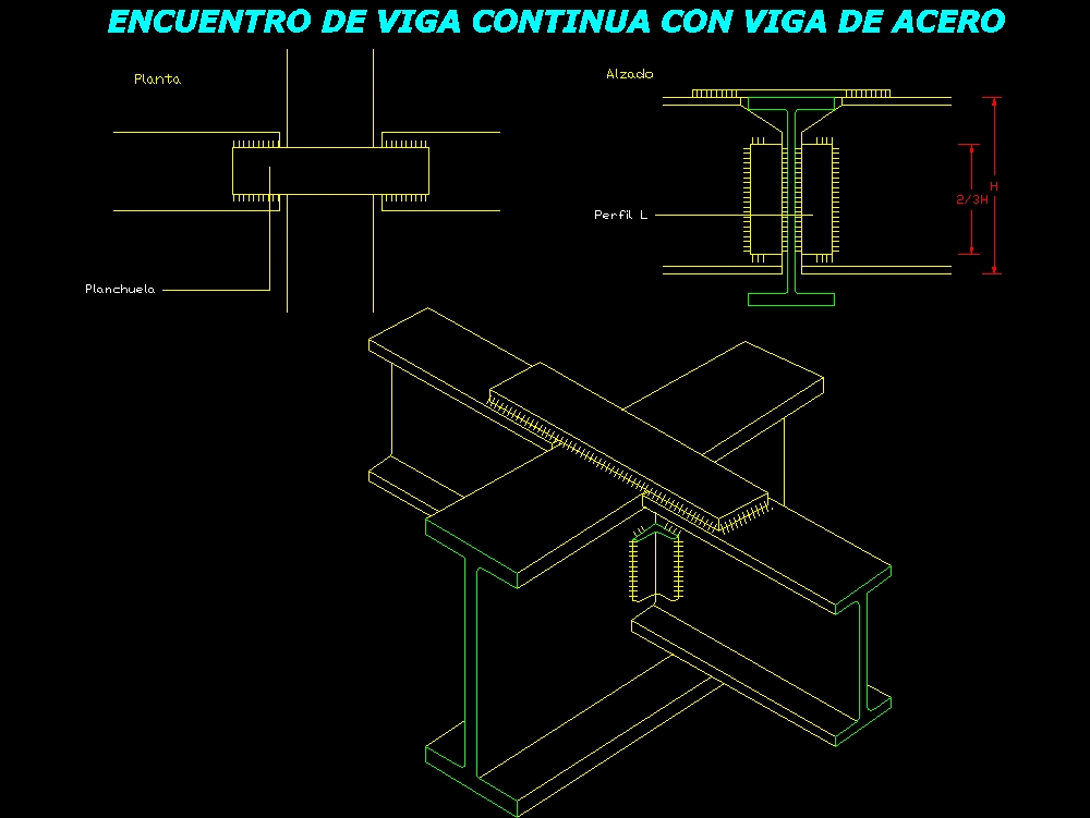 Vigas en AutoCAD | Descargar CAD (20.4 KB) | Bibliocad