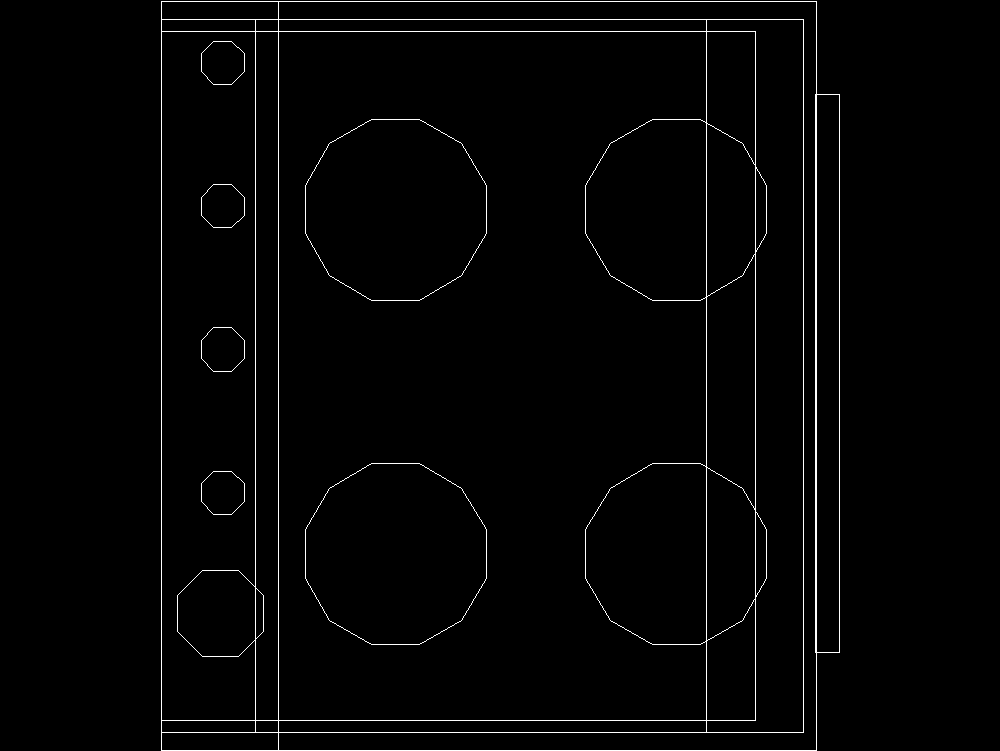 Kitchen in AutoCAD | CAD download (8.46 KB) | Bibliocad