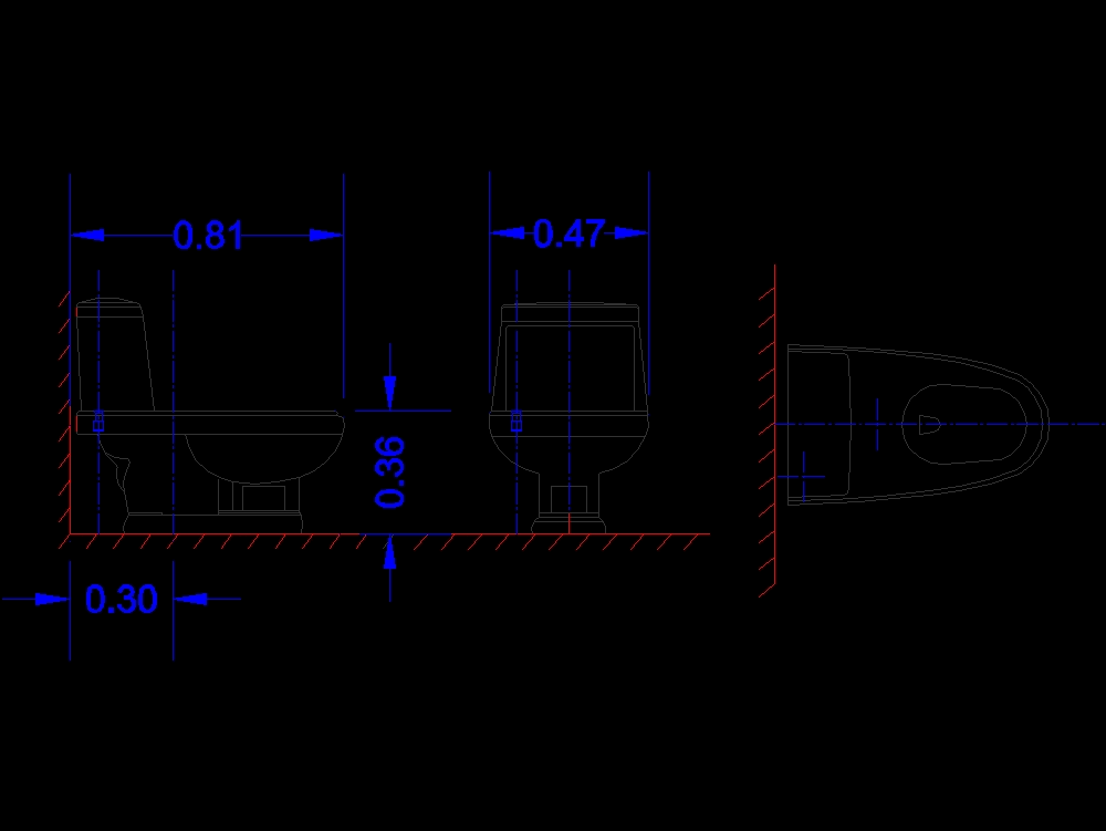 Inodoro 3d 2 en AutoCAD | Descargar CAD (15.87 KB) | Bibliocad