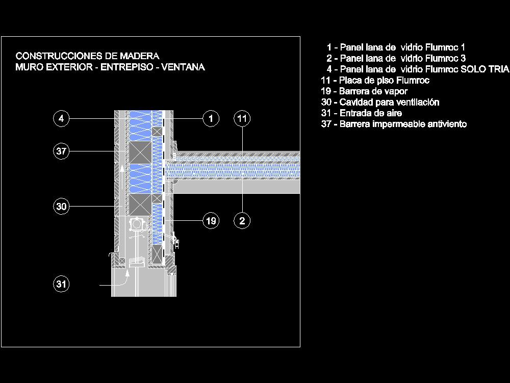 Isolation thermique, fenêtres dans AutoCAD | CAD (763.49 KB) | Bibliocad