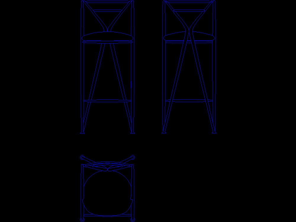 Cadeira Em Autocad Baixar Cad 90 4 Kb Bibliocad