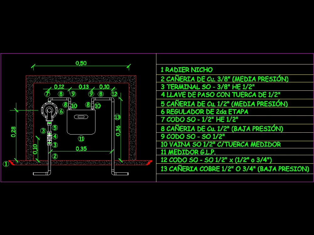 Gas Meter In AutoCAD CAD Download 26 55 KB Bibliocad