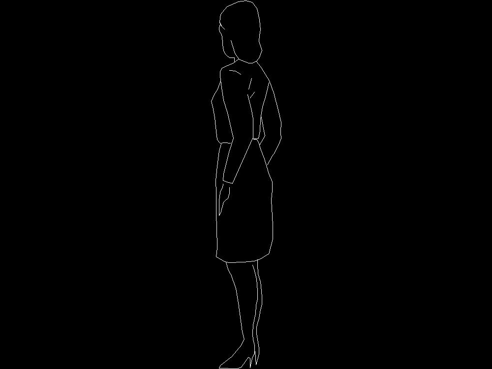 Person in AutoCAD | CAD download (10.06 KB) | Bibliocad