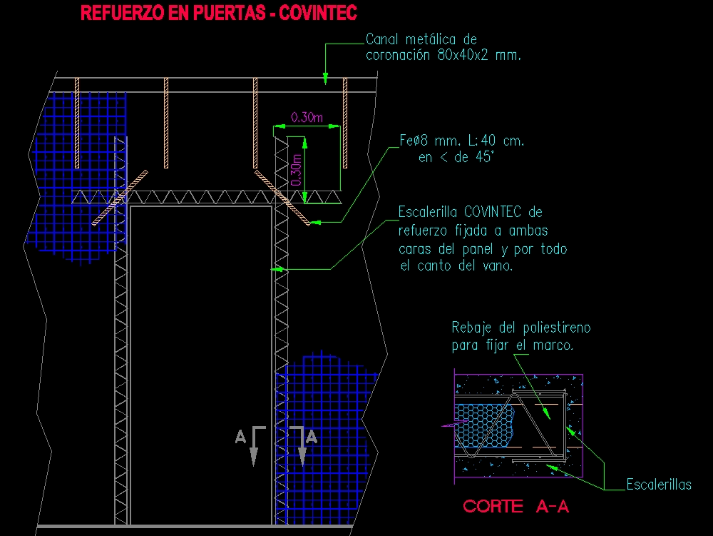 Covintec - sistema constructivo en AutoCAD | CAD (45.37 KB) | Bibliocad