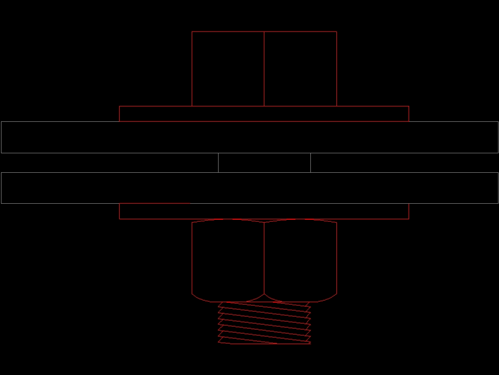 Screws in AutoCAD | CAD download (7.73 KB) | Bibliocad