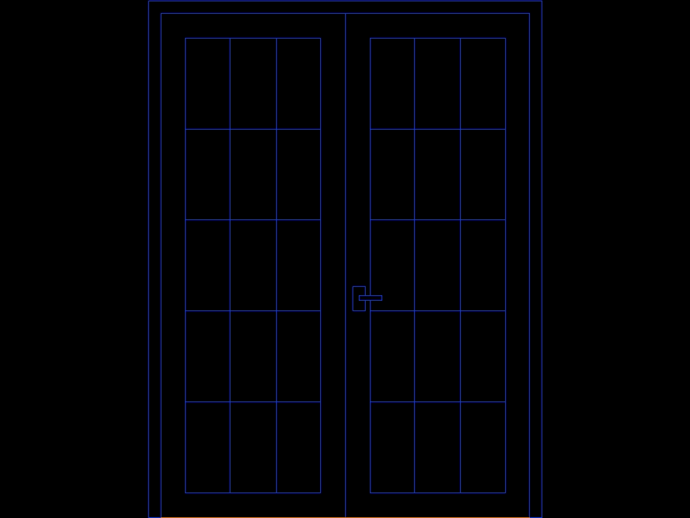 Doors in AutoCAD | Download CAD free (76.11 KB) | Bibliocad