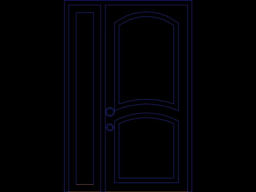 Des portes dans AutoCAD | Téléchargement CAD gratuit (104.26 KB ...