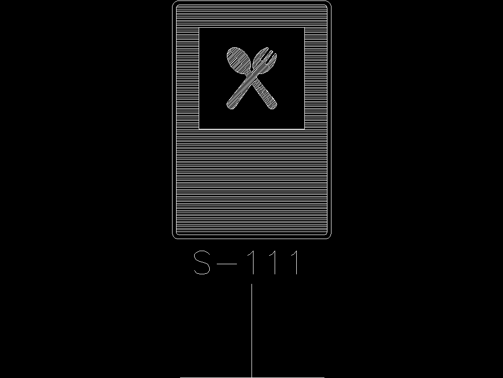 Signage in AutoCAD | CAD download (14.45 KB) | Bibliocad