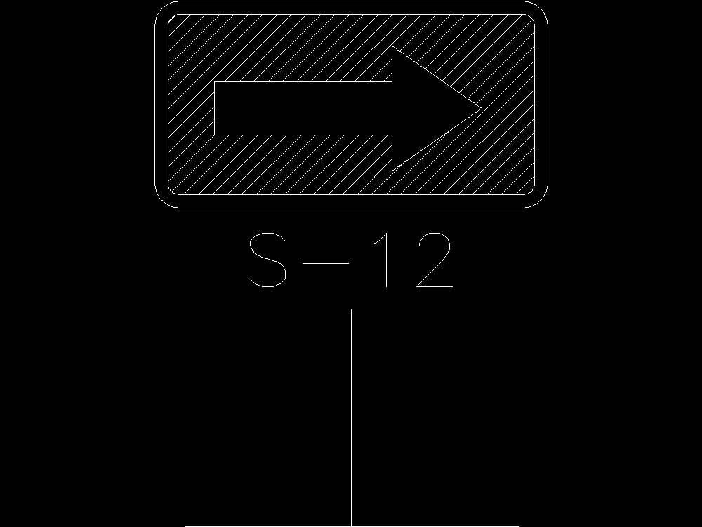 Signage in AutoCAD | CAD download (7.64 KB) | Bibliocad