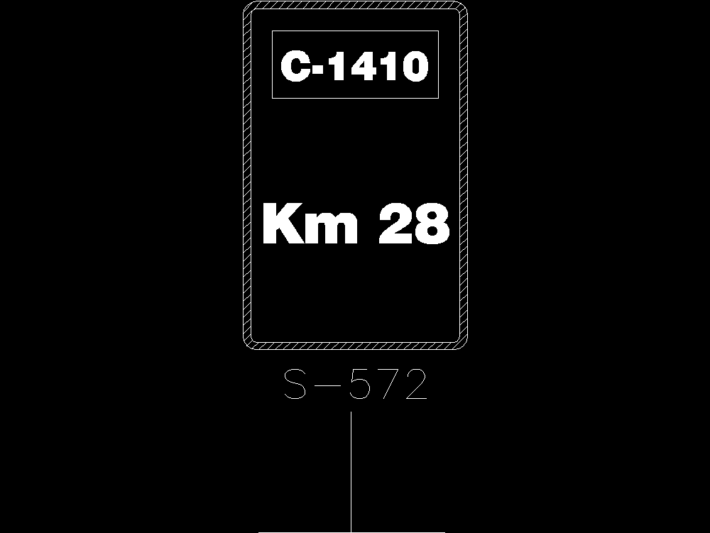 Signage in AutoCAD | CAD download (9.35 KB) | Bibliocad