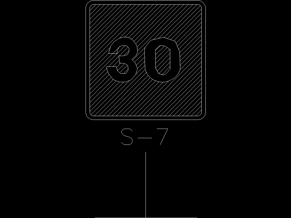 Signage in AutoCAD | CAD download (11.13 KB) | Bibliocad