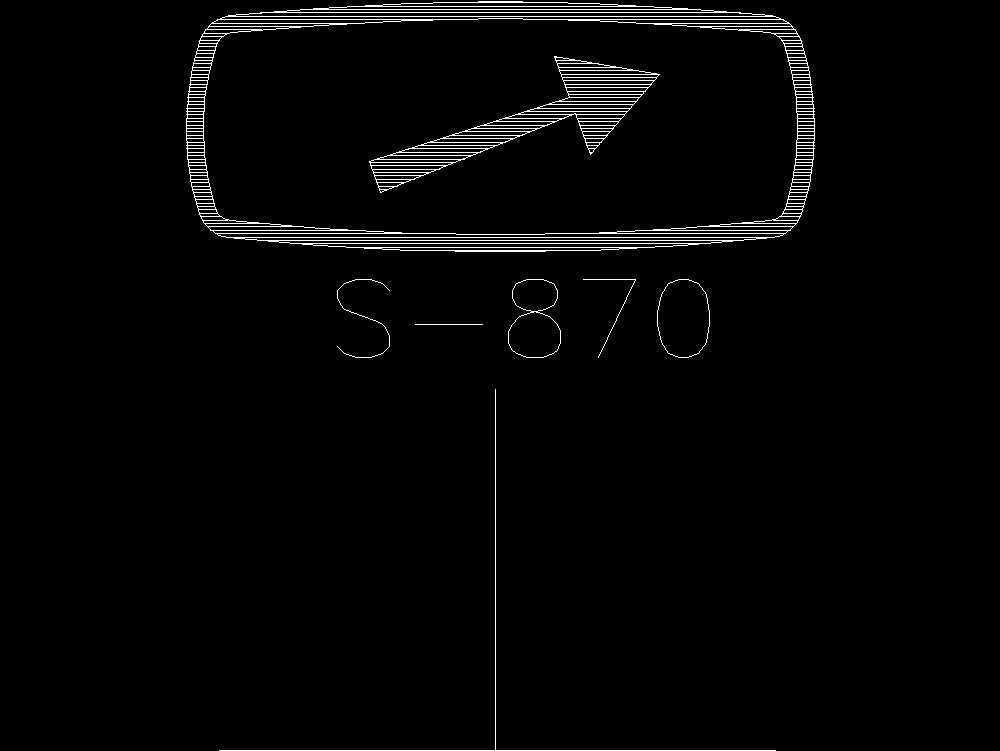 Signage in AutoCAD | CAD download (10.69 KB) | Bibliocad