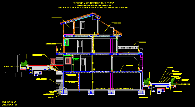 Section In AutoCAD CAD Download 621 59 KB Bibliocad
