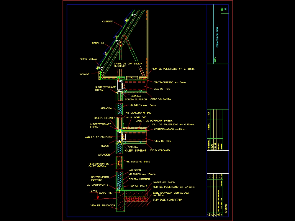 Escantillon en AutoCAD | Descargar CAD (87.24 KB) | Bibliocad