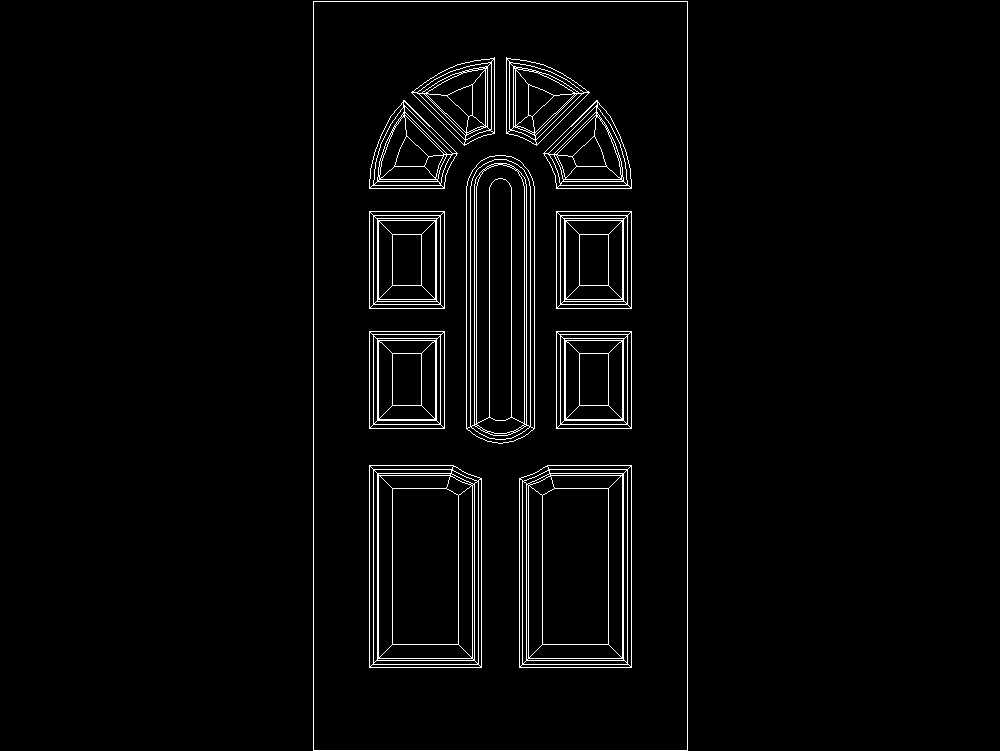 Porte dans AutoCAD | Téléchargement CAD gratuit (8.9 KB) | Bibliocad