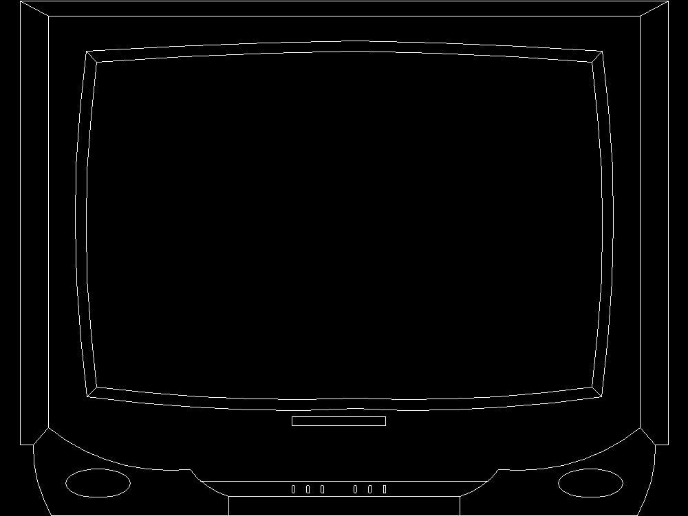 Tv 20 in AutoCAD | CAD download (5.38 KB) | Bibliocad