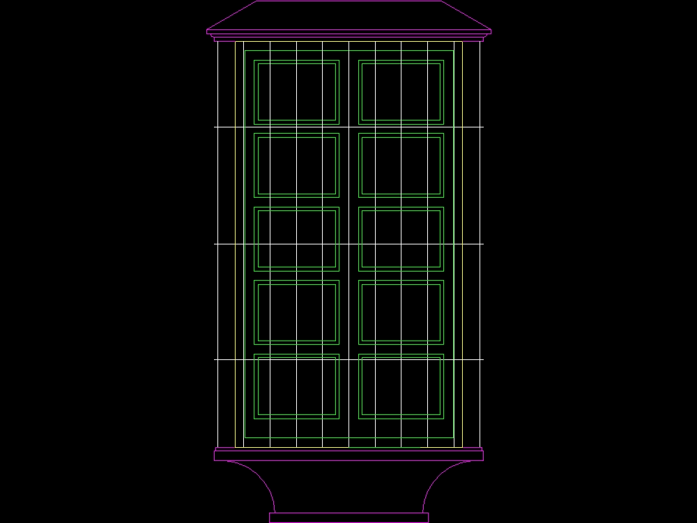 Window in AutoCAD | CAD download (7.84 KB) | Bibliocad