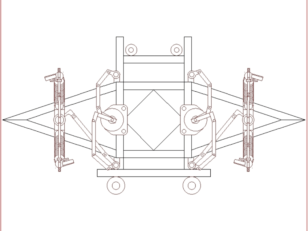 Torre de alta tension de 45 kv vista en planta (19.75 KB) | Bibliocad