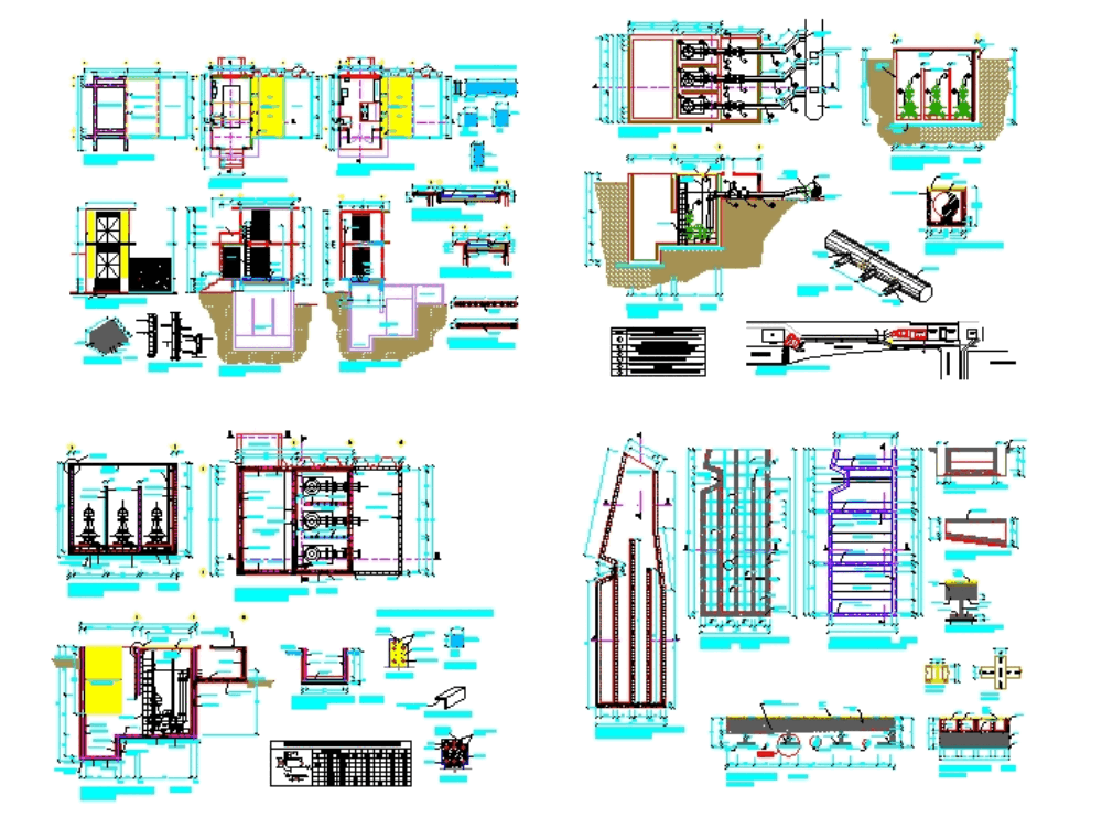 Carcamo de bombeo y caseta de control incluye planos estructurales - para evitar inundaciones en ...