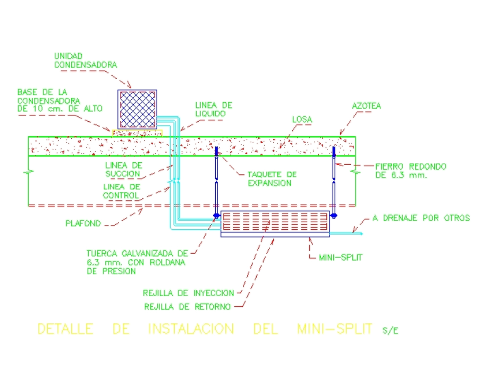 Instala o Mini split Em AutoCAD Baixar CAD 26 62 KB Bibliocad