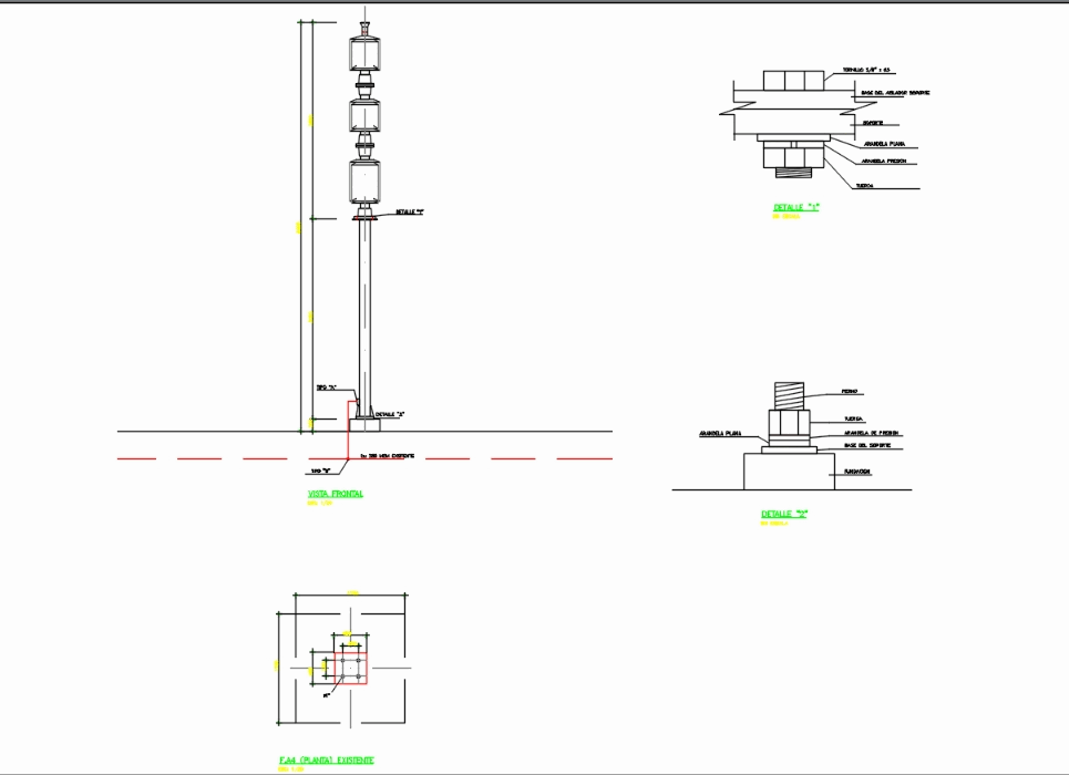 400kv isolator in AutoCAD | CAD Download (20.74 KB) | Bibliocad