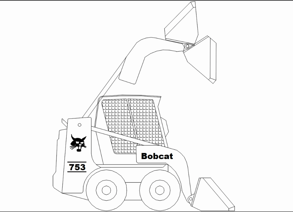 Bobcat-753 en AutoCAD | Descargar CAD gratis (19.43 KB) | Bibliocad