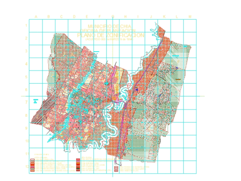 Plano de chia bogota colombia en AutoCAD | CAD (3.5 MB) | Bibliocad
