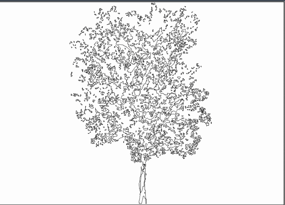 Arbol en alzado en AutoCAD | Descargar CAD gratis (1.01 MB) | Bibliocad