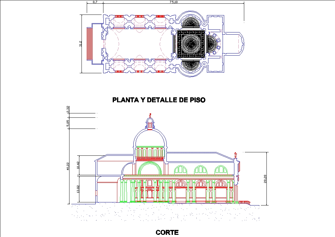 Il redentore -renacimento en AutoCAD | Descargar CAD (174.86 KB ...