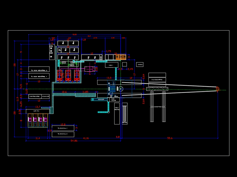Oil well in AutoCAD | CAD download (161.03 KB) | Bibliocad