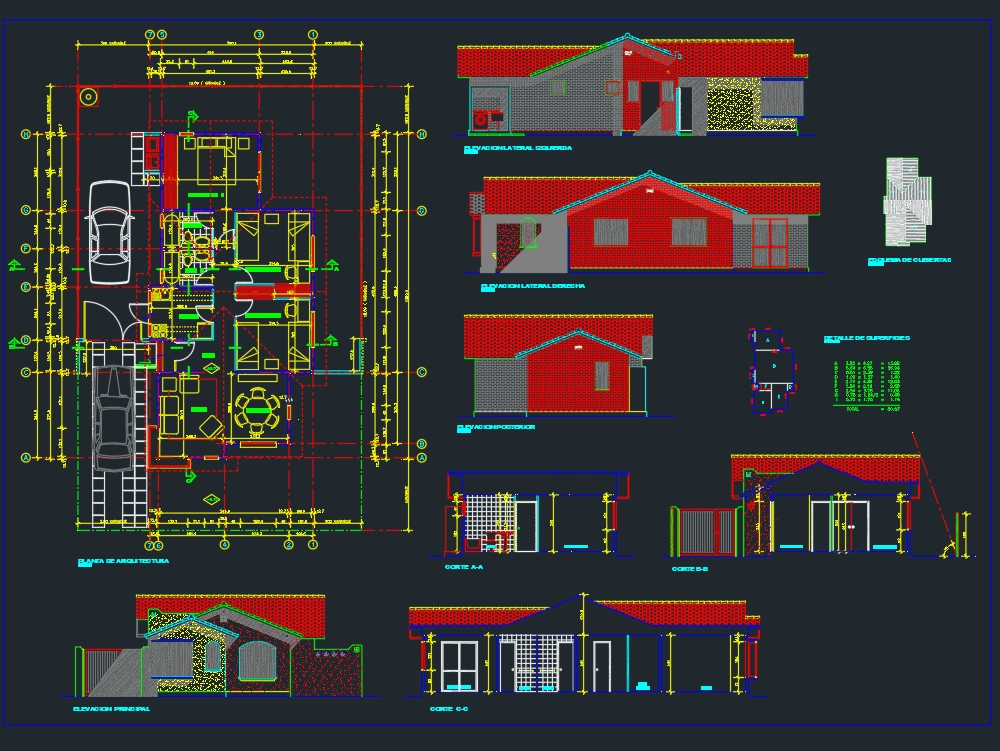 Casa 80 M2 Em AutoCAD Baixar CAD 378 73 KB Bibliocad