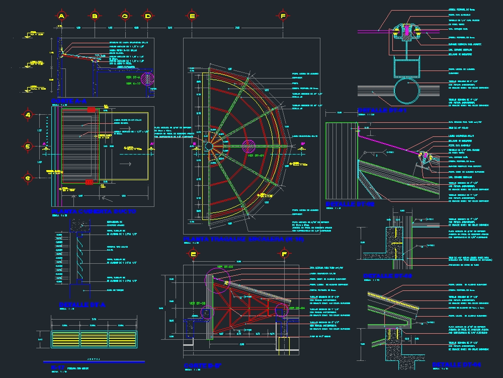 Tragaluz de escalera en AutoCAD | Descargar CAD (112.44 KB) | Bibliocad