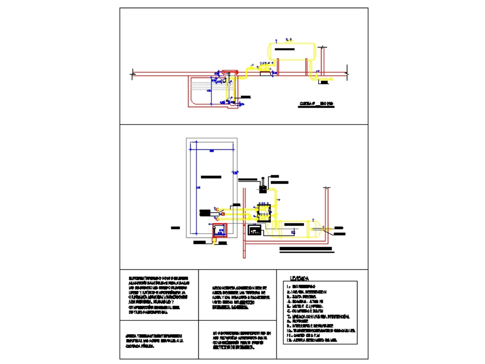 Detalle tanque hidroneumatico en AutoCAD | CAD (46.04 KB) | Bibliocad