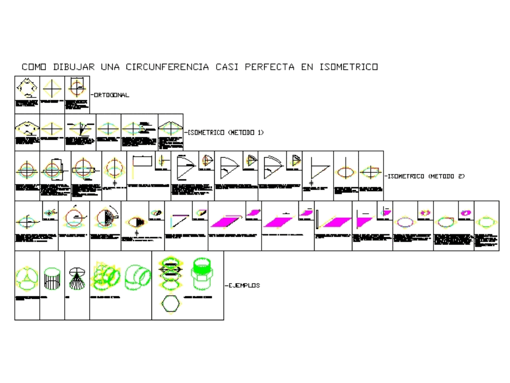 Circunferencia en isometrico en AutoCAD | CAD (69.42 KB) | Bibliocad