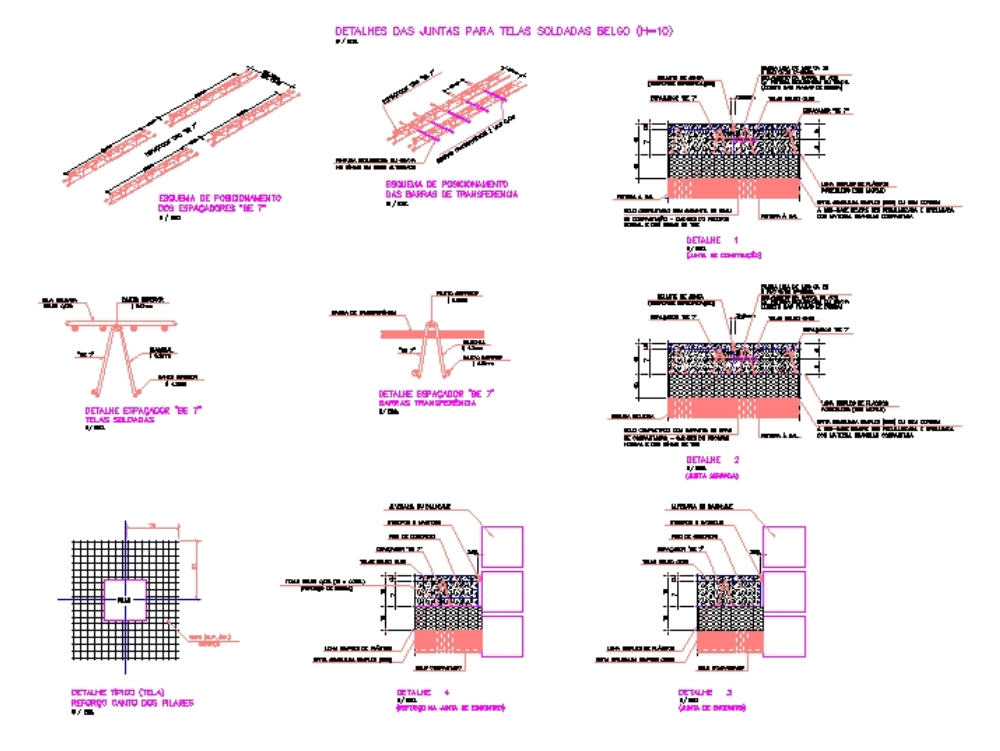 Detalles de vigas reticuladas en AutoCAD | CAD (719.54 KB) | Bibliocad