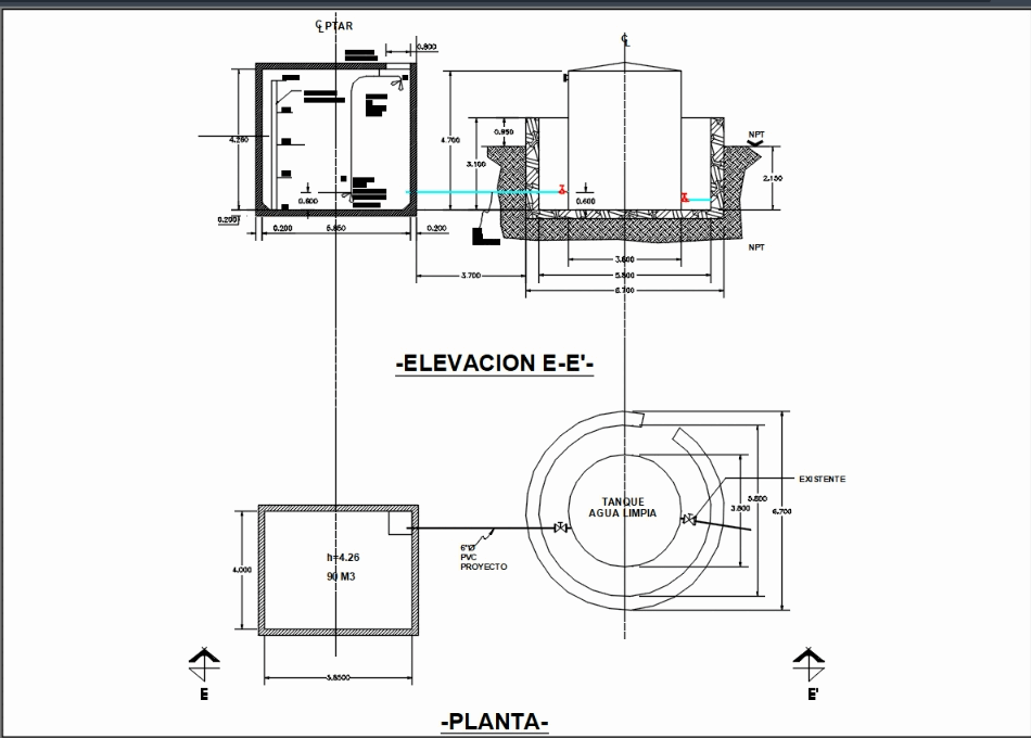 Tanks in AutoCAD | CAD download (33.48 KB) | Bibliocad