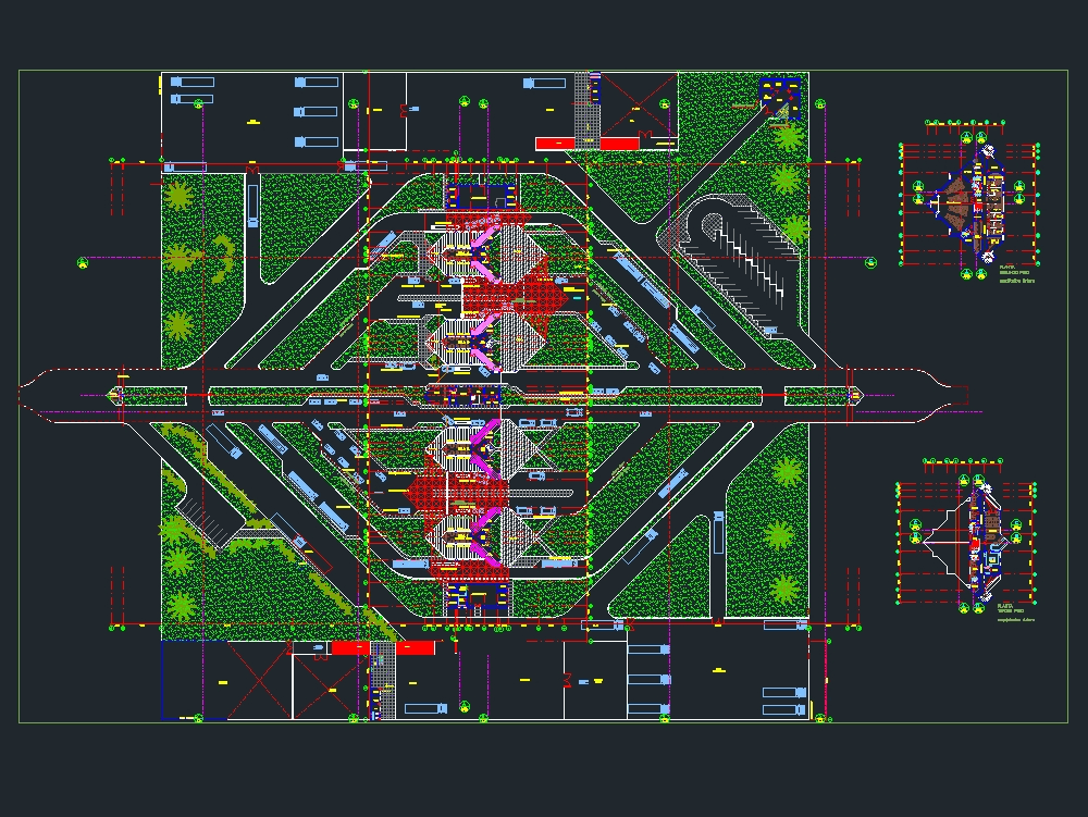 Customs control boxes in AutoCAD | CAD download (444.38 KB) | Bibliocad