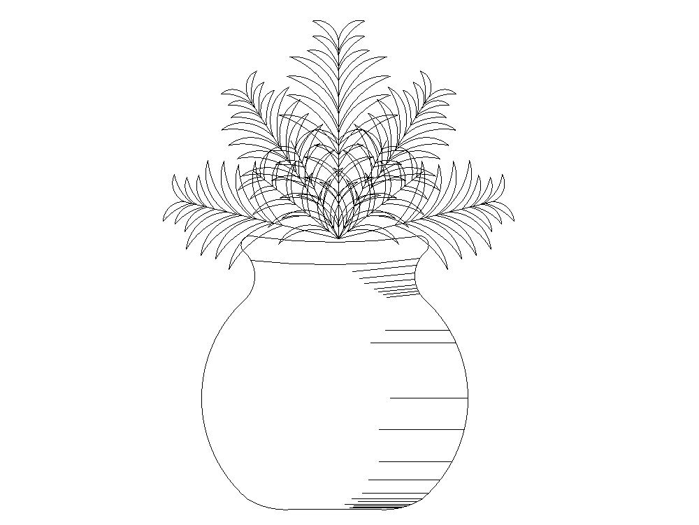 Maceta en AutoCAD | Descargar CAD gratis (769.73 KB) | Bibliocad