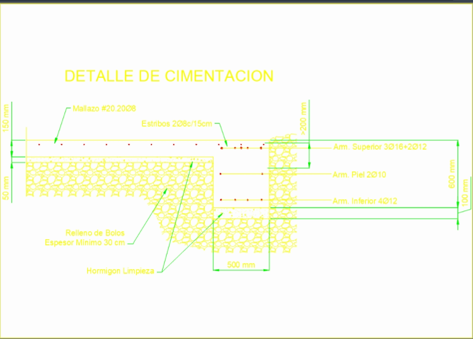 Cimentacion viga de cimentacion y solera armada (145.98 KB) | Bibliocad