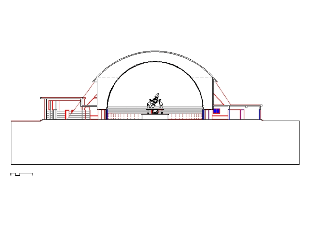 Humboldt planetarium in AutoCAD | CAD download (65.13 KB) | Bibliocad