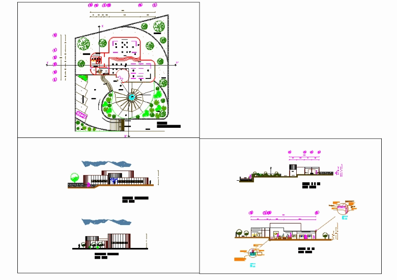 Art gallery in AutoCAD | CAD download (2.42 MB) | Bibliocad