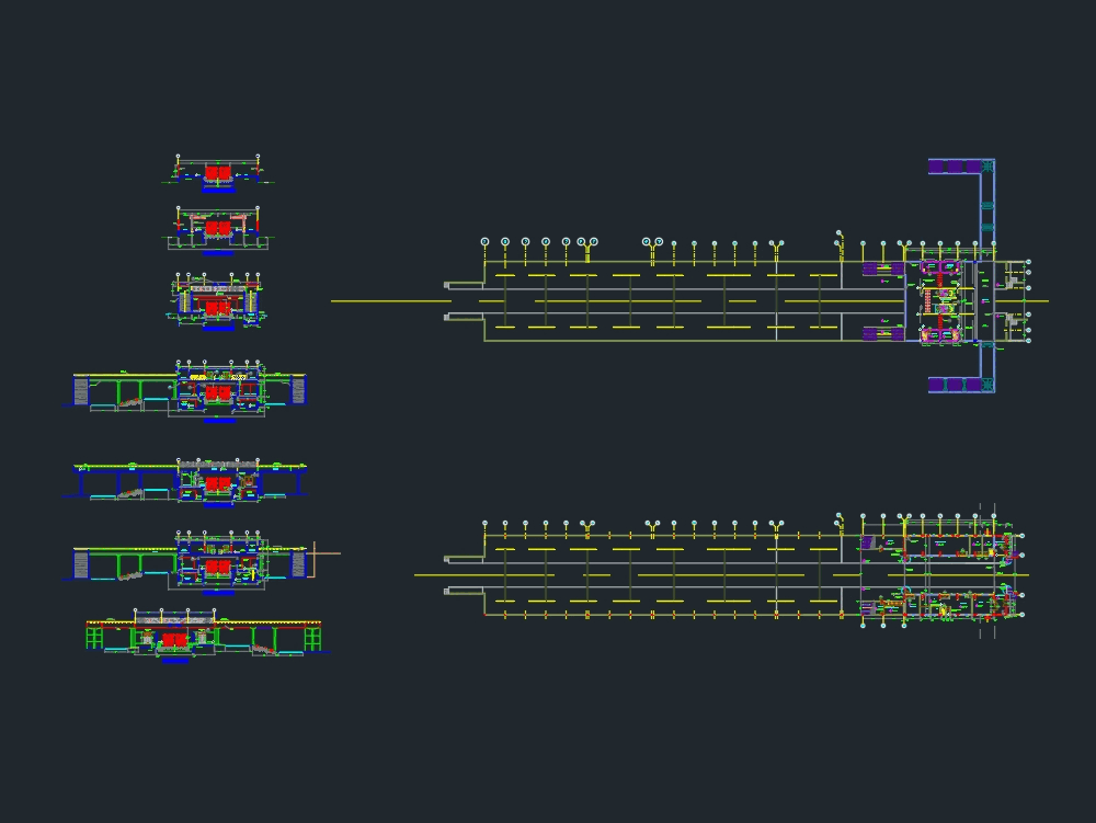 Electric train station in AutoCAD | CAD download (1.12 MB) | Bibliocad