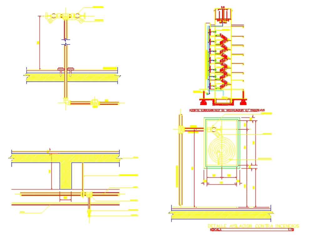 Detalles de sistemas contra incendio (153.87 KB) | Bibliocad