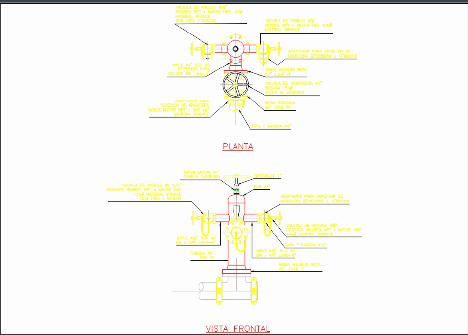 Tropical hydrant in AutoCAD | CAD download (68.02 KB) | Bibliocad