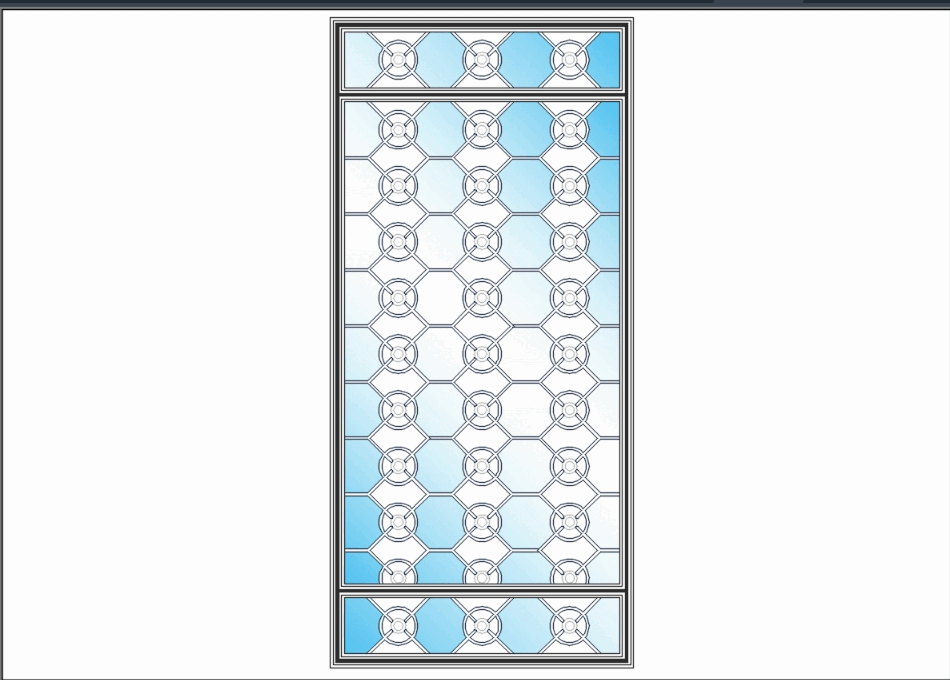 Stained -glass in AutoCAD | CAD download (28.47 KB) | Bibliocad