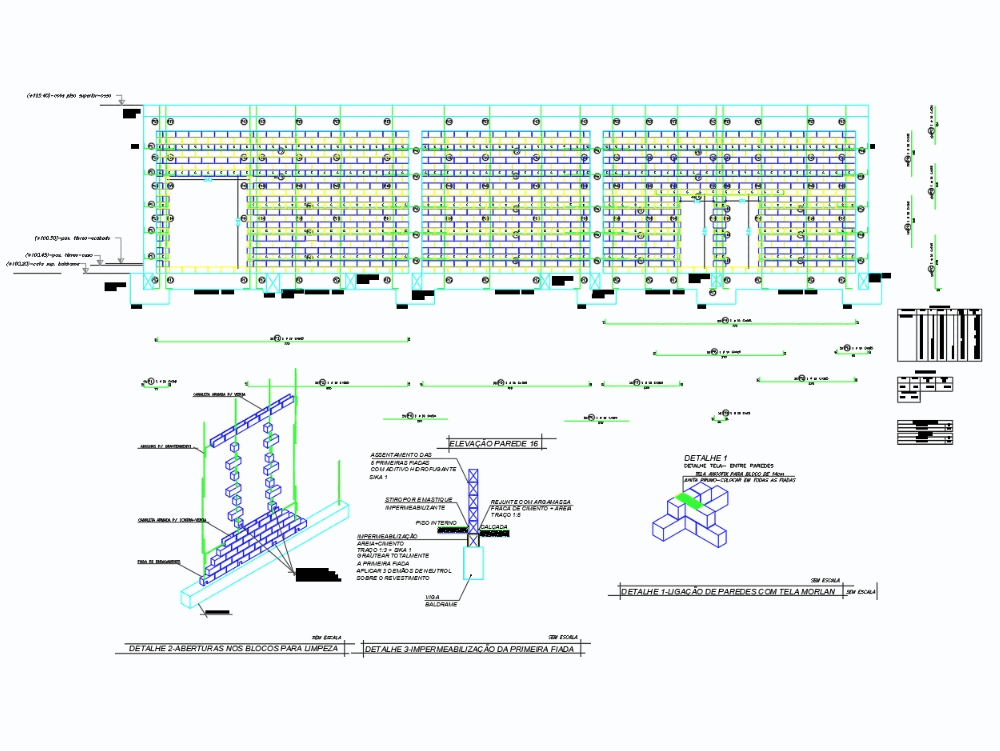 Structural masonry in AutoCAD | CAD download (99.58 KB) | Bibliocad