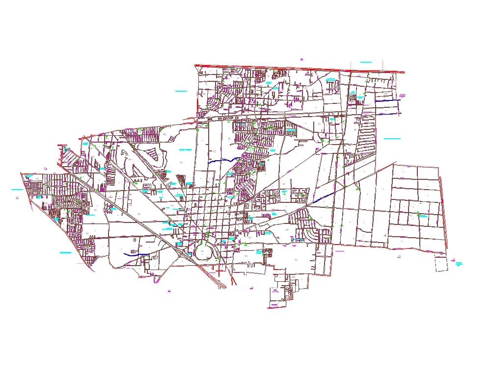 Plano metepec en AutoCAD | Descargar CAD gratis (671.44 KB) | Bibliocad